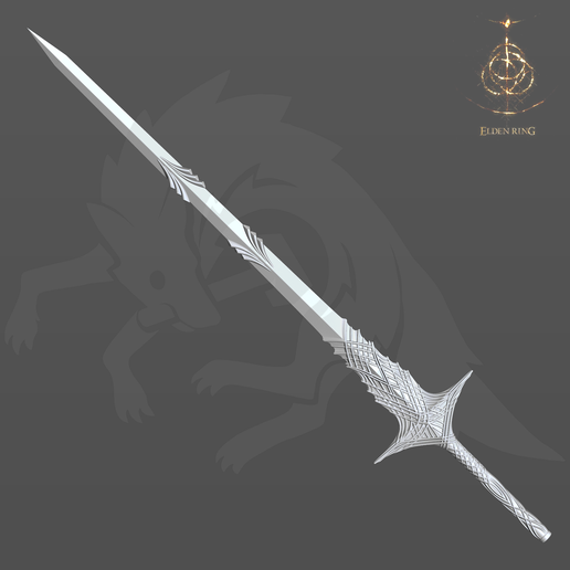 🗡️ Leda Sword Elden Ring: Shadow of the Erdtree 3d model for cosplay ...