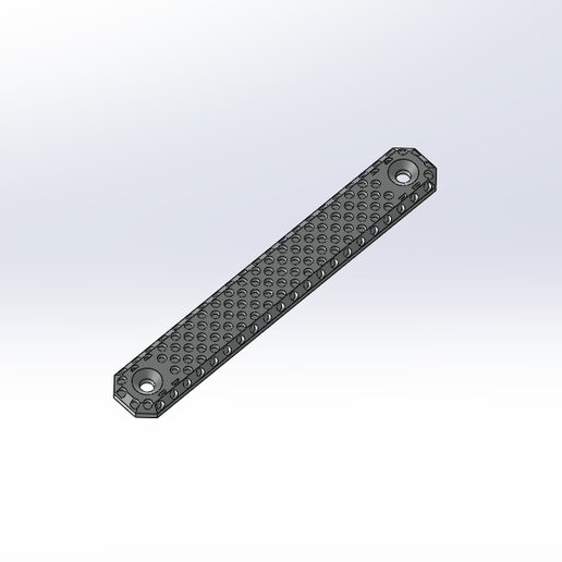 🔫 m-lok rail cover type 1・ STL File for ・Cults