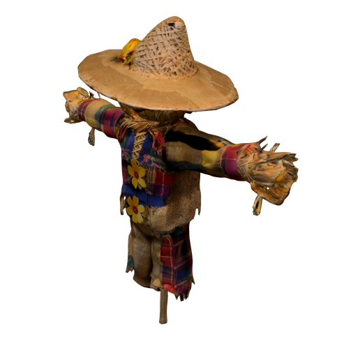 🎉 Stylized Scarecrow・ 3D File for 3D printing・Cults