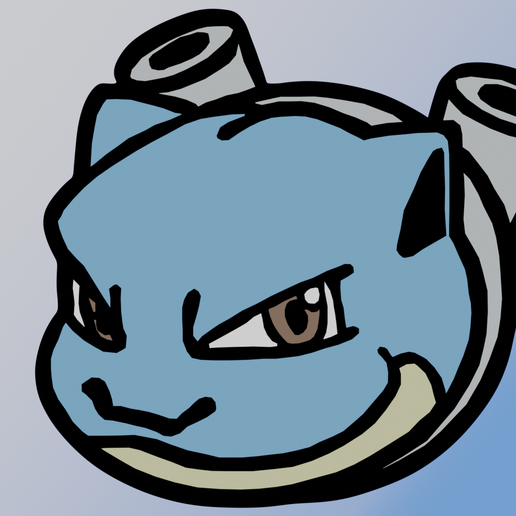 Archivo STL Pokemon pin Blastoise 🐉 ・Modelo para descargar y imprimir ...
