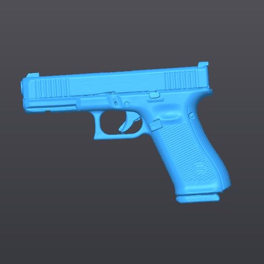 🔫 GLOCK G17 GEN5 REAL SIZE 3D SCAN・ STL File for 3D printing・Cults