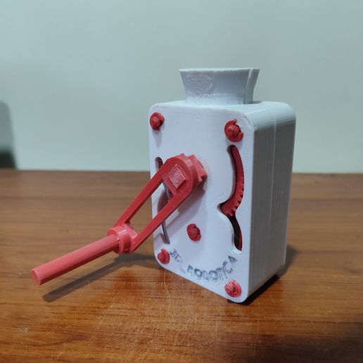Hand crank flashlight dynamo hand generator・ STL File for 3D printing ...