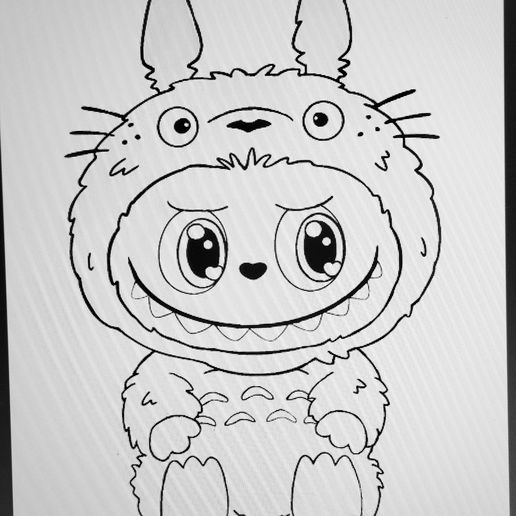 my neighbor totoro coloring pages