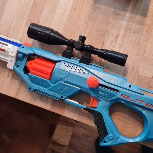 nerf scope blue