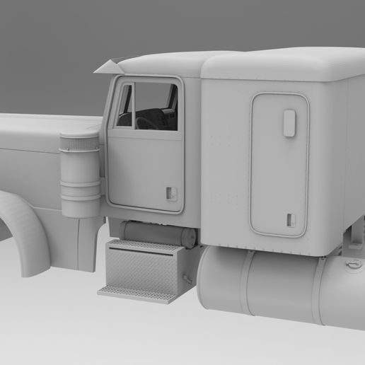 🚕 PETERBILT 379 1/14 SCALE CAB・ STL File for 3D printing・Cults