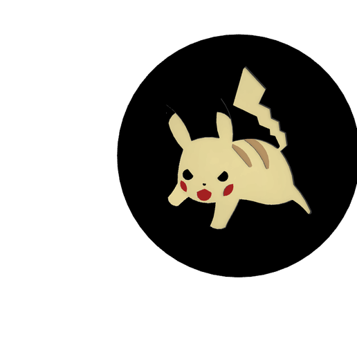 Free STL file Pikachu token 🐉 ・Template to download and 3D print・Cults