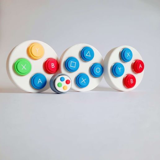 🧸 Cute Clicker Gamepad Collection | No AMS | Print-in-place | Support ...