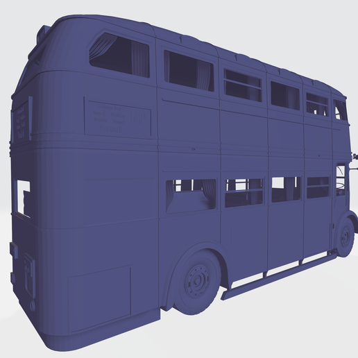 🚌 AEC Regent III- Red London Transport・Free 3D File for 3D printing・Cults