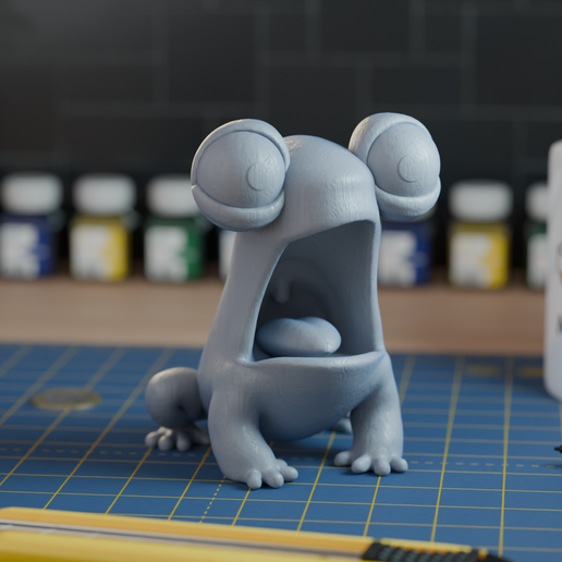 🐸 FROG CARTOON・Free STL File for 3D printing・Cults