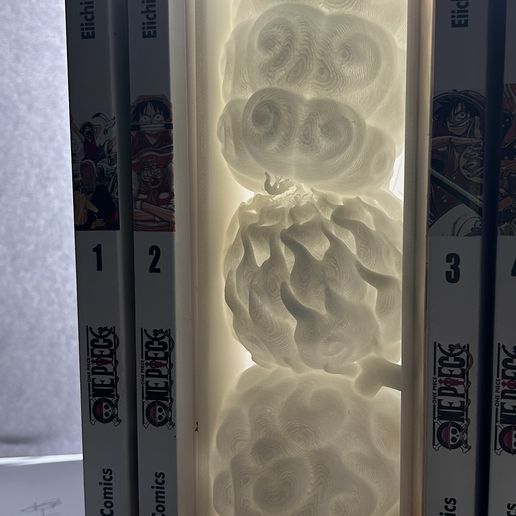 📚 Book Nook One Piece Lamp・ STL File for 3D printing・Cults