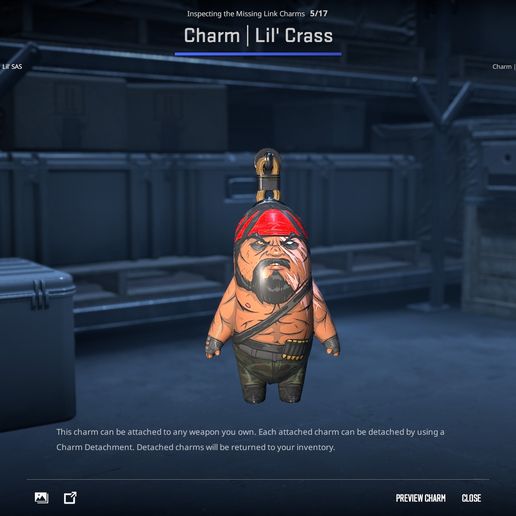 🔗 CS:GO/CS2 Missing Link Lil' Crass Keychain・ STL File for 3D printing ...