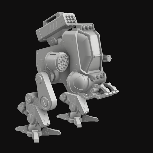 🐓 Galactic Exterminators Rabid Assault Rooster Mech・ 3D File for ・Cults