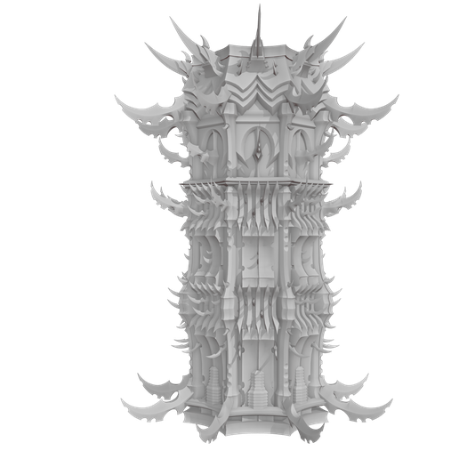 🩸 Commoragh Town Tower・ STL File for 3D printing・Cults