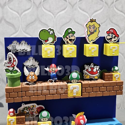 🦸 Super Mario Stand・ 3D File for 3D printing・Cults