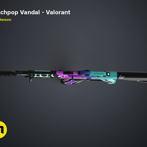 3D file Glitchpop Vandal - Valorant・3D print design to download・Cults