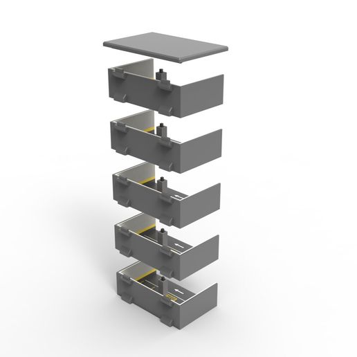 🅿️ Stackable Parking Diorama 1/64 - V2 - Stackable Parking・ STL File ...
