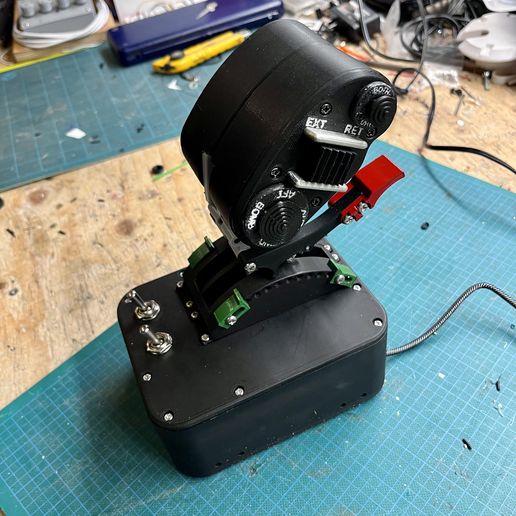 📦 Throttle HOTAS box・3D Print with the Prusa Mini 3D printer・Cults