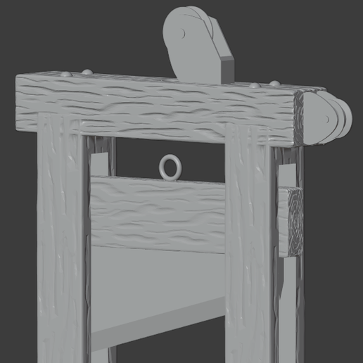 🧩 Medieval Guillotine (Updated Version)・Free 3D File for ・Cults