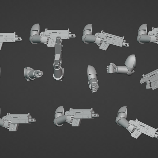 🔩 MK4 Vector V2 Bolt Rifle Arms・ 3D File for 3D printing・Cults