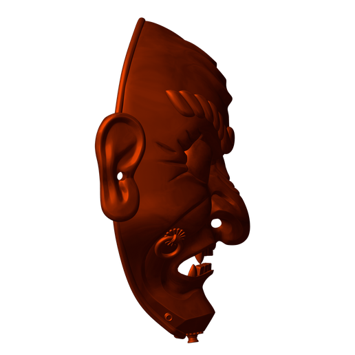 🇯🇵 Somen mask Japanese traditional Masks Japan Culture・ STL File for 3D ...