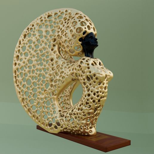🗿 abstract sculpture・ STL File for 3D printing・Cults