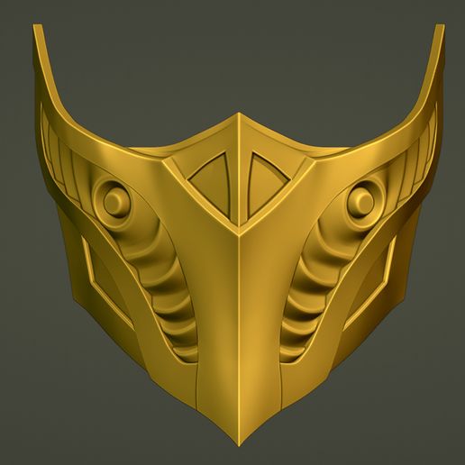 STL file INSPIRED BY SCORPION MASK 🦂 (OBJ)・3D printing design to ...
