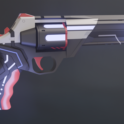 3D file valorant Iso sheriff Mythmaker Sheriff cosplay revolver 🎭 ・3D ...