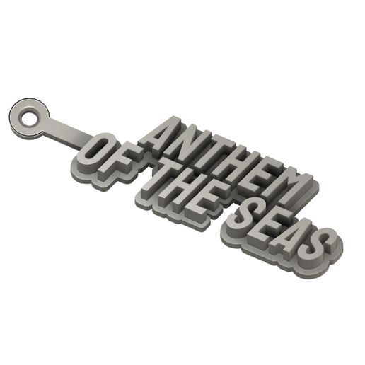 🗝️ Royal Caribbean Anthem of the Seas Keychain / Keyring・ STL File for ...