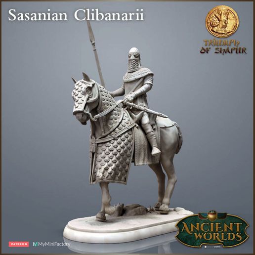 🐎 Sasanian Clibanarii cavalry - Triumph of Shapur・ 3D File for 3D ...