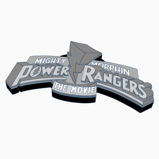 🎬 MIGHTY MORPHIN POWER RANGERS - THE MOVIE Logo Display by ...