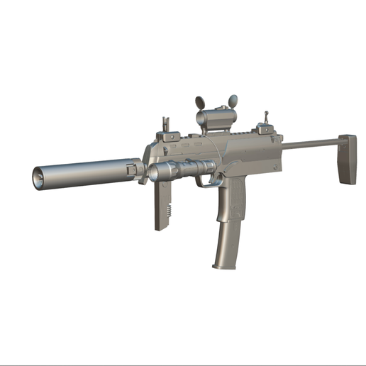3D file MP7 A1 - Compact Tactical Submachine Gun 3D Model 🔫 ・3D print ...