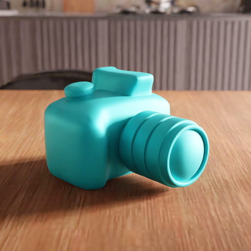 📷 3D Camera Decor STL File - 115・ STL File for 3D printing・Cults