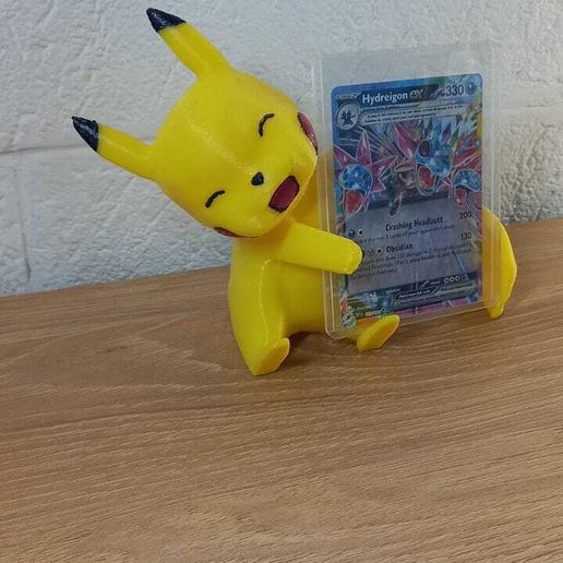 🐉 Pikachu Card Exhibitor / Pokémon / Pokemon Card Holder / Porta Cartas ...