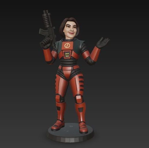 🦸 half life colette green・ STL File for 3D printing・Cults