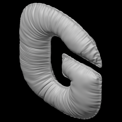 🔢 DECORATIVE INFLATE LETTERS・ STL File for 3D printing・Cults