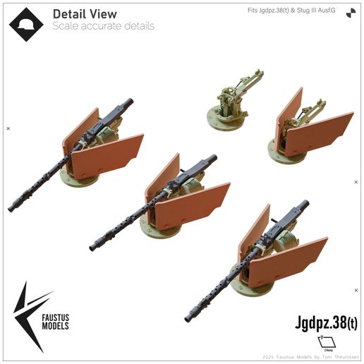 🪖 Remote Controlled MG-34 f. Jgdpz.38(t) Hetzer and Stug Ausf.G Late ...