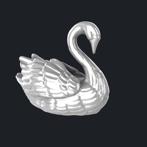 🦢 Swan 3D MODEL・ 3D File for 3D printing・Cults