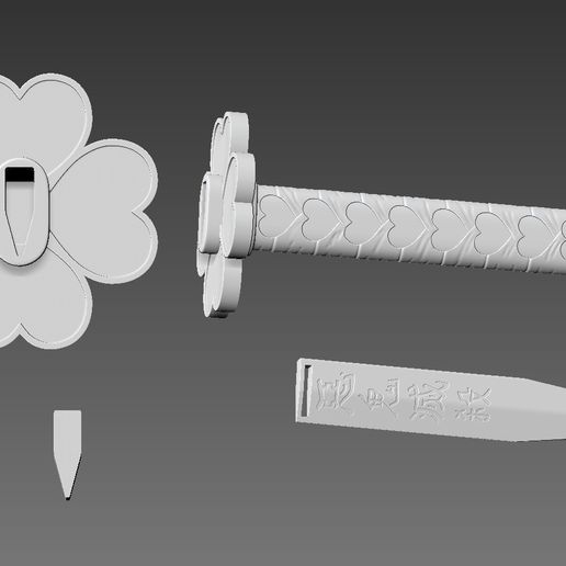🗡️ Mitsuri Kanroji sword kimetsu no yaiba・ STL File for 3D printing・Cults