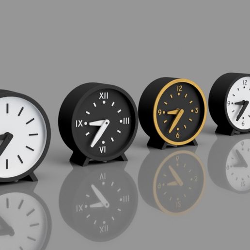 Archivo STL gratuito Modular Table Clock 🕰️ ・Design para impresora 3D ...