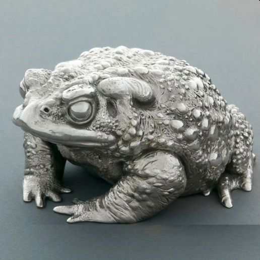 👹 Fantasy Toad Creature Sculpture – Detailed Amphibian Monster 3D Print ...