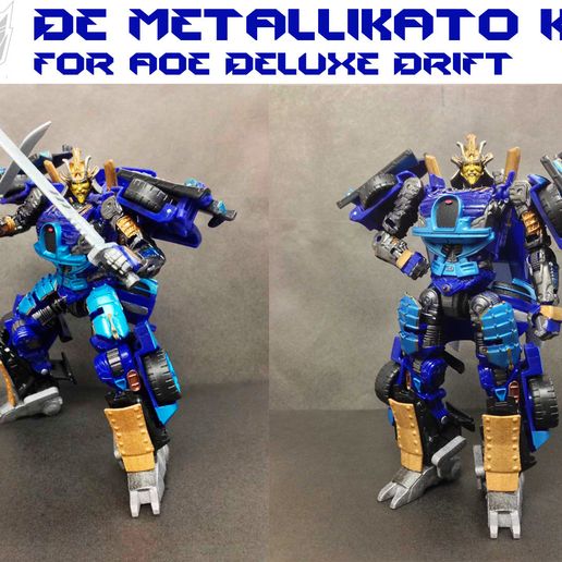 🤖 TF AOE/TLK Drift upgrade kit・ STL File for 3D printing・Cults
