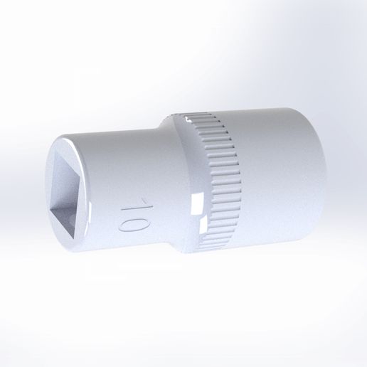 🗝️ 10mm SOCKET KEYCHAIN・Free STL File for ・Cults