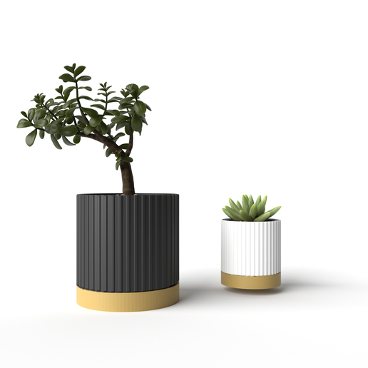 🏺 Layered Vase / Planter・Free STL File for 3D printing・Cults