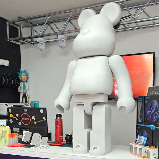 🐻 130cms Articulated BearBrick.・ STL File for 3D printing・Cults