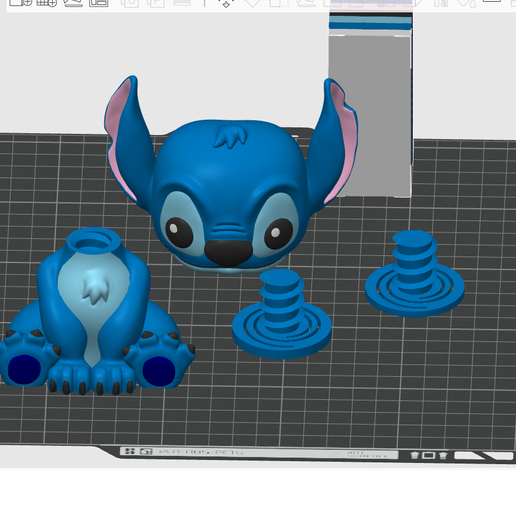 Stitch Funko Pop Bobblehead | STL + 3MF (Colored Version)・ STL File for 3D printing・Cults