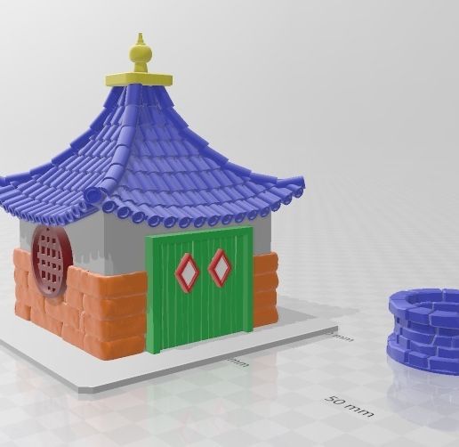 🏠 ABULO GOHAN AND GOKU HOUSE・ STL File for 3D printing・Cults