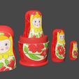 STL file The Russian Matryoshka doll 👽 ・Model to download and 3D print ...