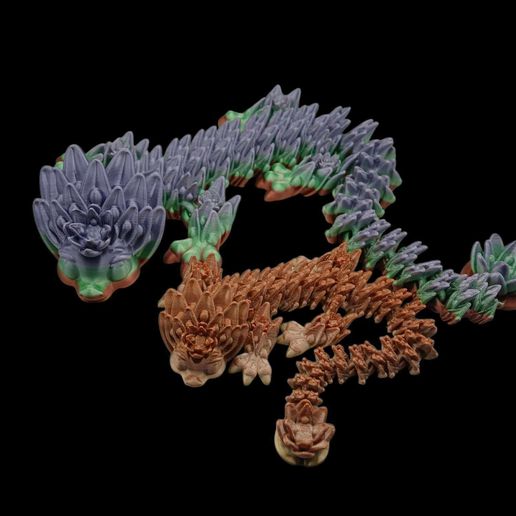 🪷 Lotus Dragon・ STL File for 3D printing・Cults