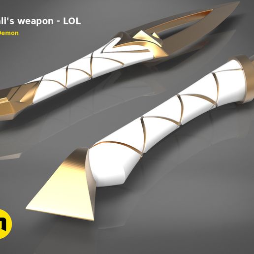 🔫 KDA Akali’s Weapons – League of Legends・ STL File for 3D printing・Cults