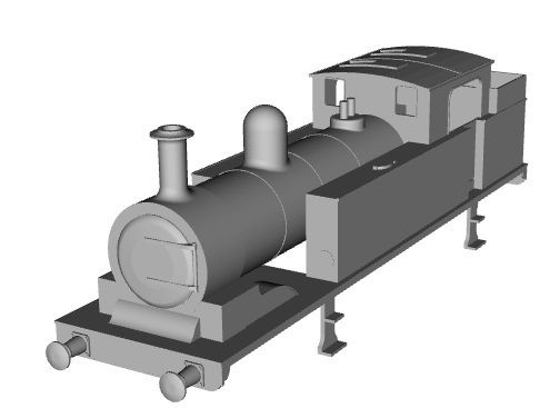 🛤️ Locomotora 0-6-2T de la clase F de los Ferrocarriles Metropolitanos ...